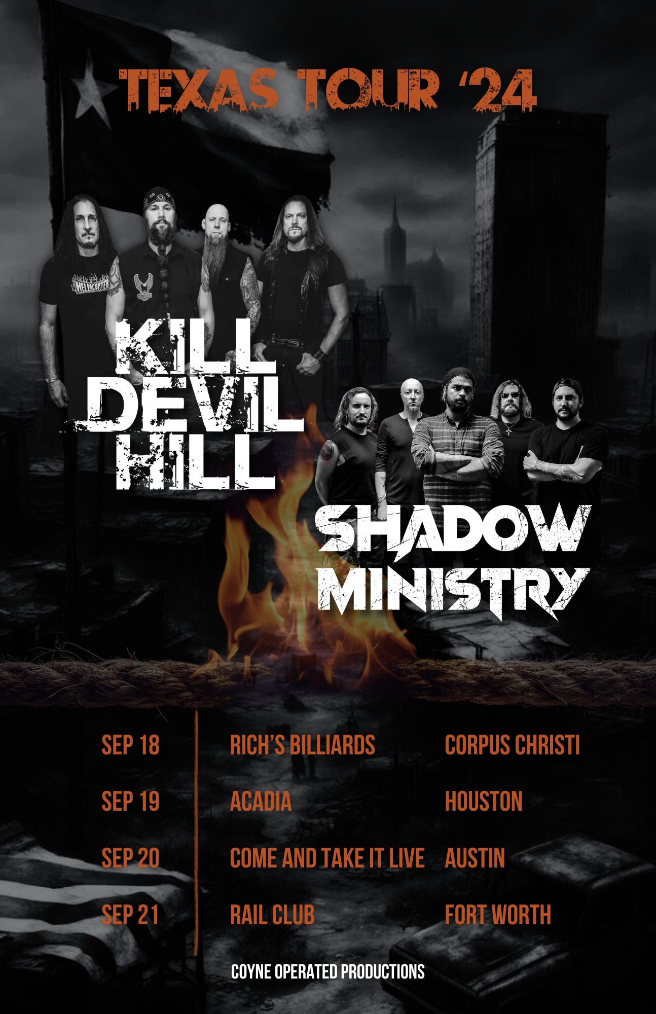 Kill Devil Hill Texas Tour '24 Coming In September - Kill Devil Hill
